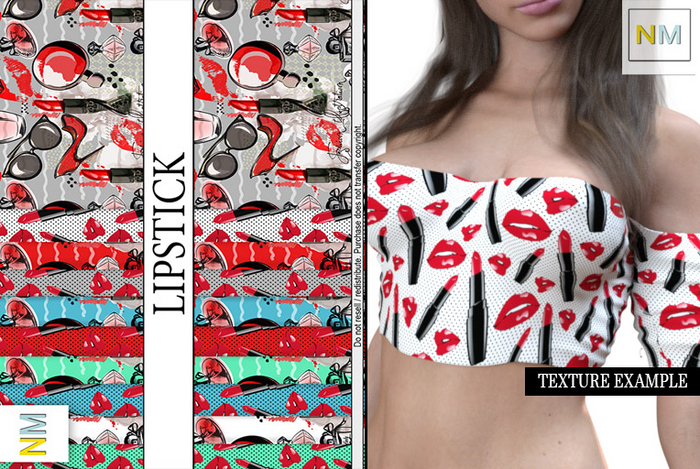 Second Life Marketplace Lipstick